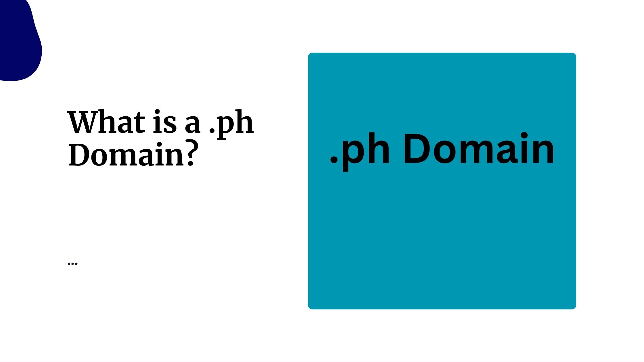 What is a .ph Domain?